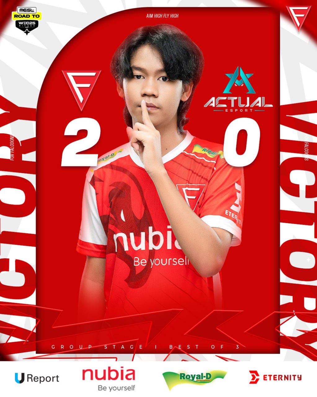 FALCON ESPORTS 2 - 0 ACTUAL ESPORTS - Falcon Esports
