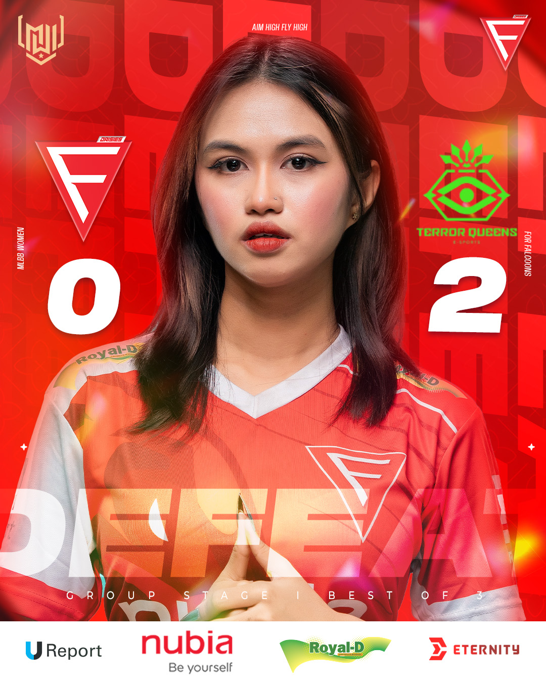 Falcon Daisies 0 - 2 Terror Queens - Falcon Esports