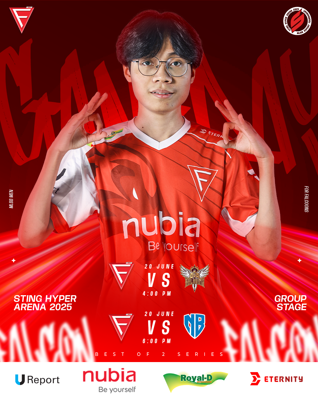 Falcon Nex Academy Sting Hyper Arena Schedule - Falcon Esports