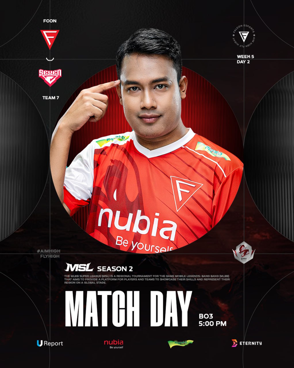 Falcon Esports Vs Team Seven MSL S2 W5 D2 - Falcon Esports